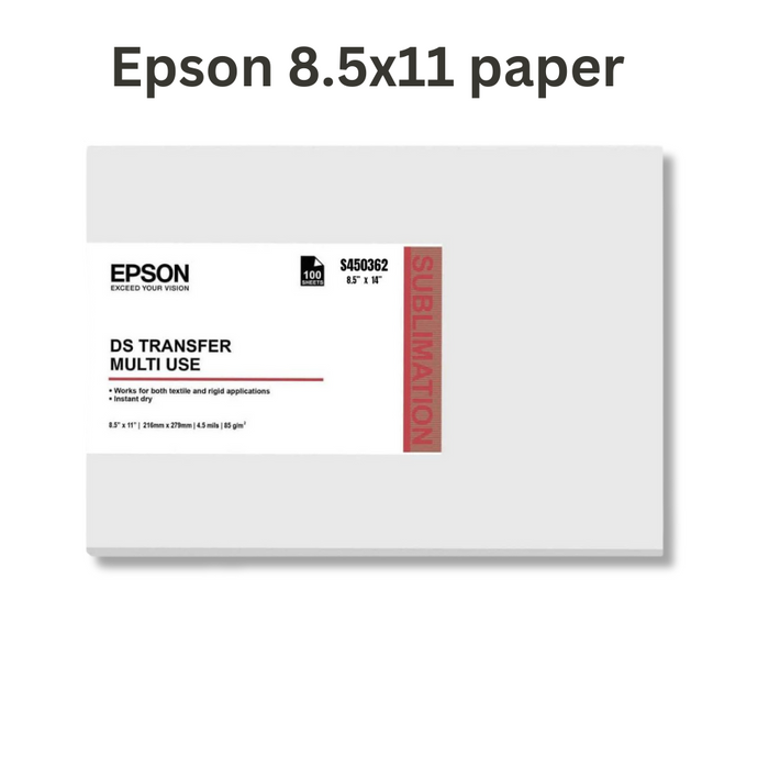 Buy Epson Epson Ds Transfer Multi-Use Paper 8.5"X11" - 100 Sheets ...
